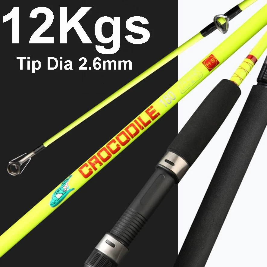 Zz38 12kgs Large Fish Glass Fiber Fishing Rod Glassfiber Tip 2.6mm Bait ...