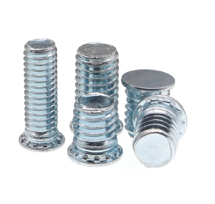 Environmentally friendly galvanized rivet screw platen bolt round head ...