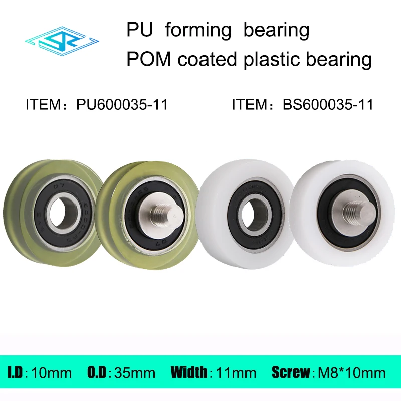 Factory-supplied-external-thread-polyurethane-molded-bearing-PU600035 ...