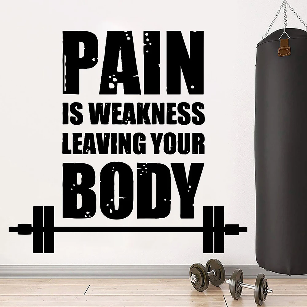 Home & Living Wall Decals & Murals Gym Wall Decal,Gym Wall Art,Fitness ...