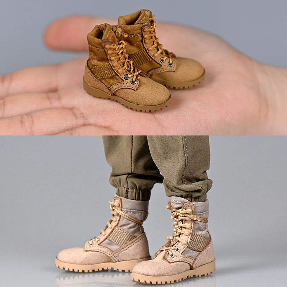 1/6 Female soldier hollow handmade military version tactical shoes ...