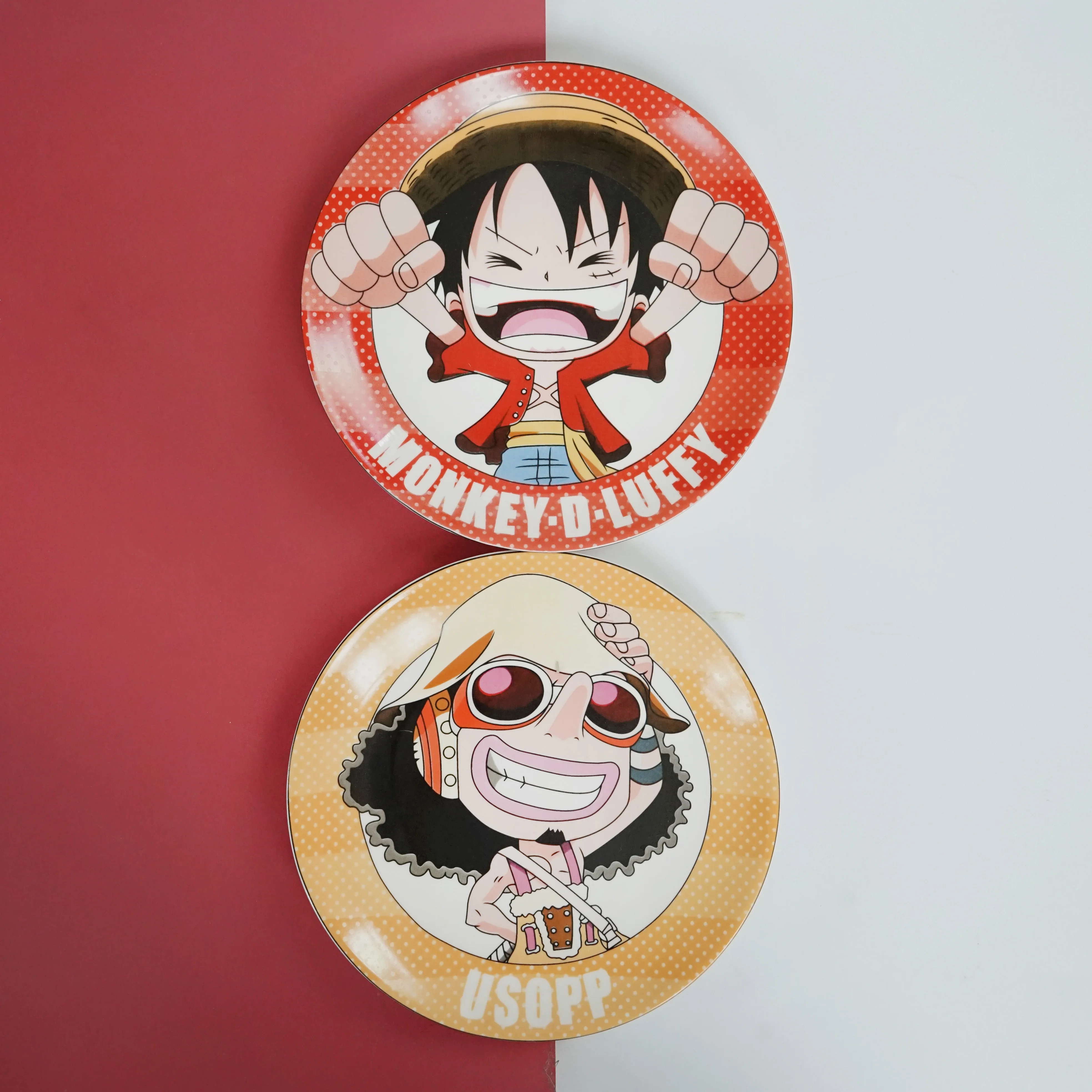 One Piece Luffy Zoro Porcelain Ceramic Dinner Plate | One piece ...