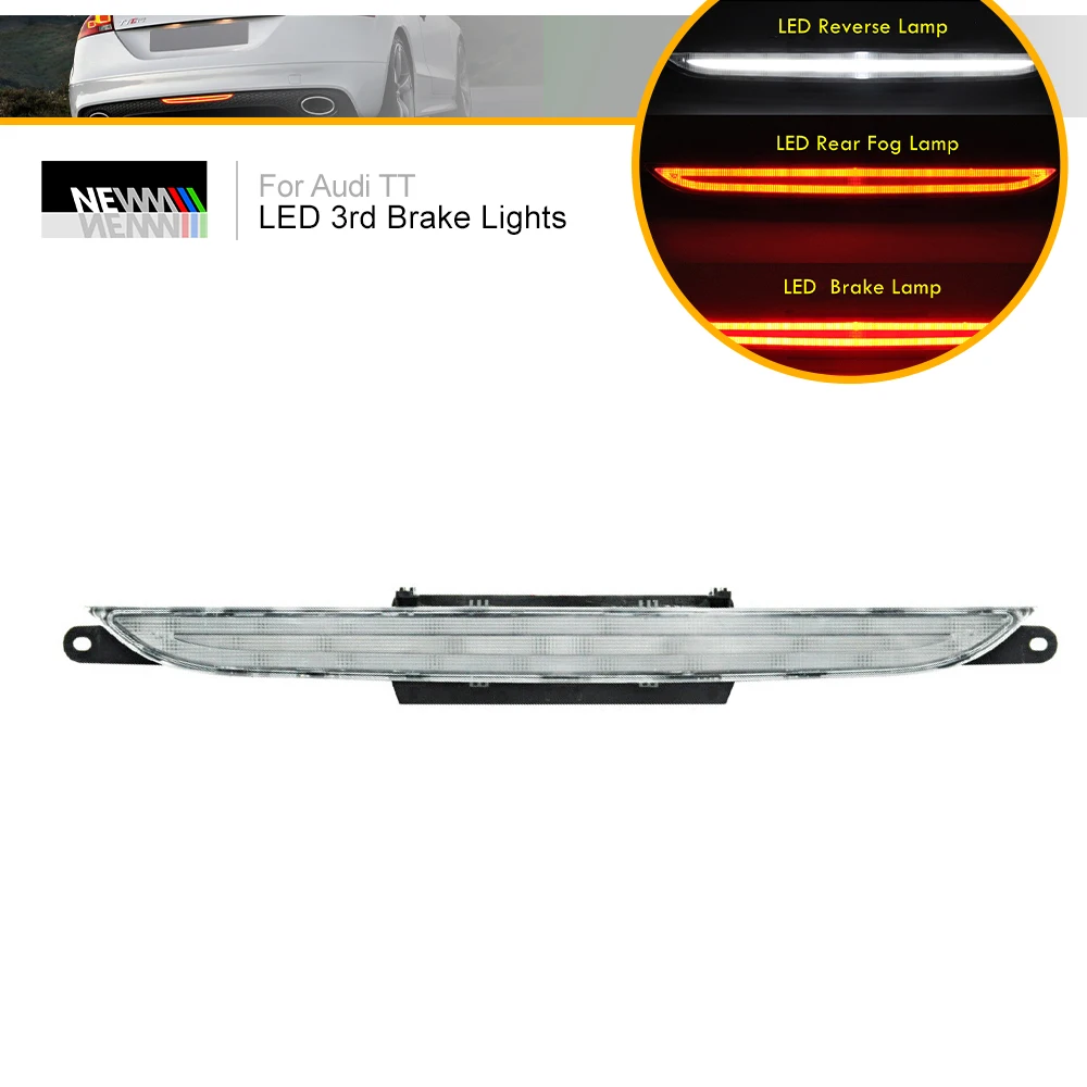 LED Brake Tail Reversing Light for Audi TT/TTS 07 13 Audi TTRS 10 13 3 ...