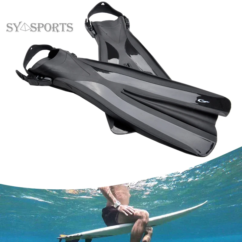 SYSPORTS-Professional-adult-diving-fins-adjustable-heel-free-diving ...