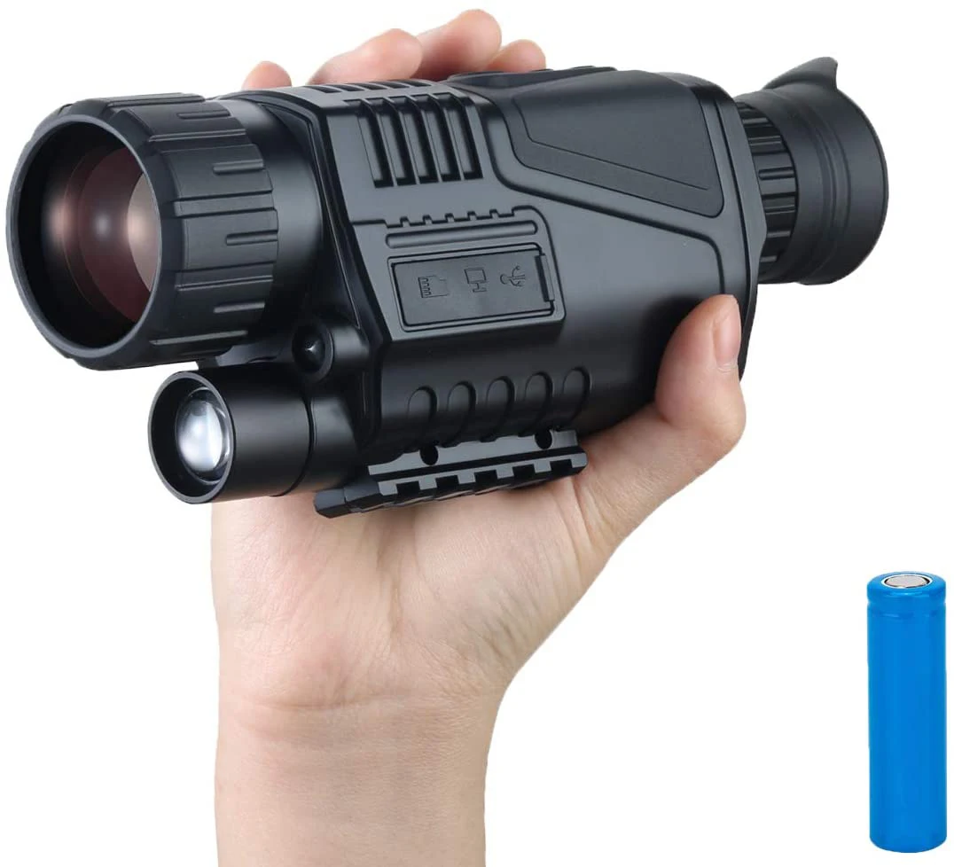 5X40 12MP Digital Monocular Infrared Hunting Night Vision Google 200M ...
