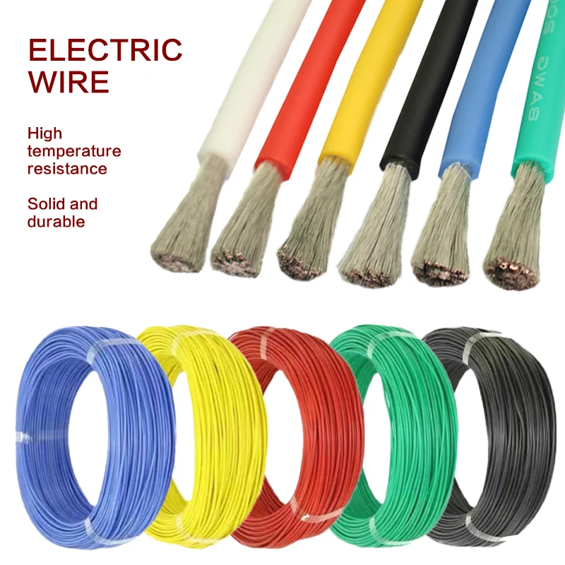 Connector Heat-resistant Cable Wiring Soft Silicone Wire 18AWG 20AWG ...