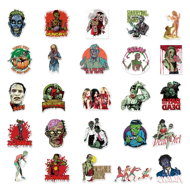 Zombie Decals Horror
