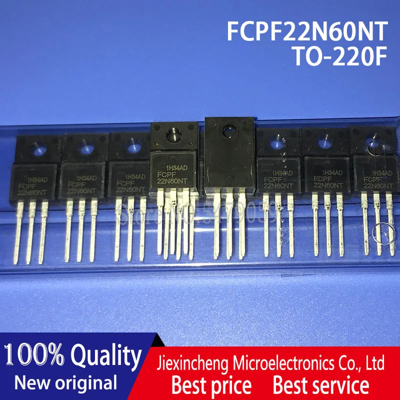 새로운 원본 FCPF22N60NT 22N60NT TO220F 22N60 22A 600V TO 220F MOSFET|교체부품&액세 ...