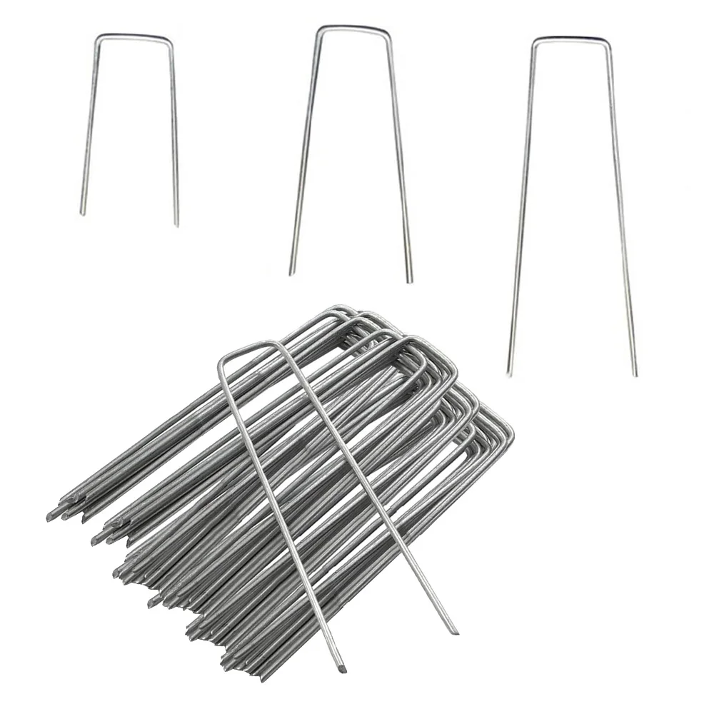 Clavos-de-tierra-galvanizados-en-forma-de-U-para-fijar-jard-n-c-sped ...