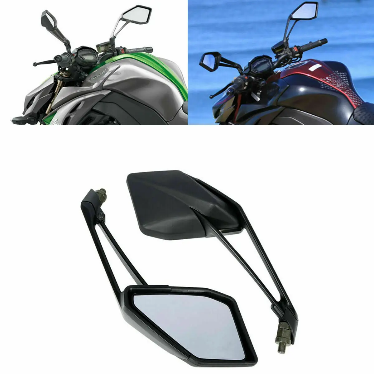 Motorcycle-Rear-View-Mirrors-For-Kawasaki-Z1000-Z-1000-2014-2021-2016 ...