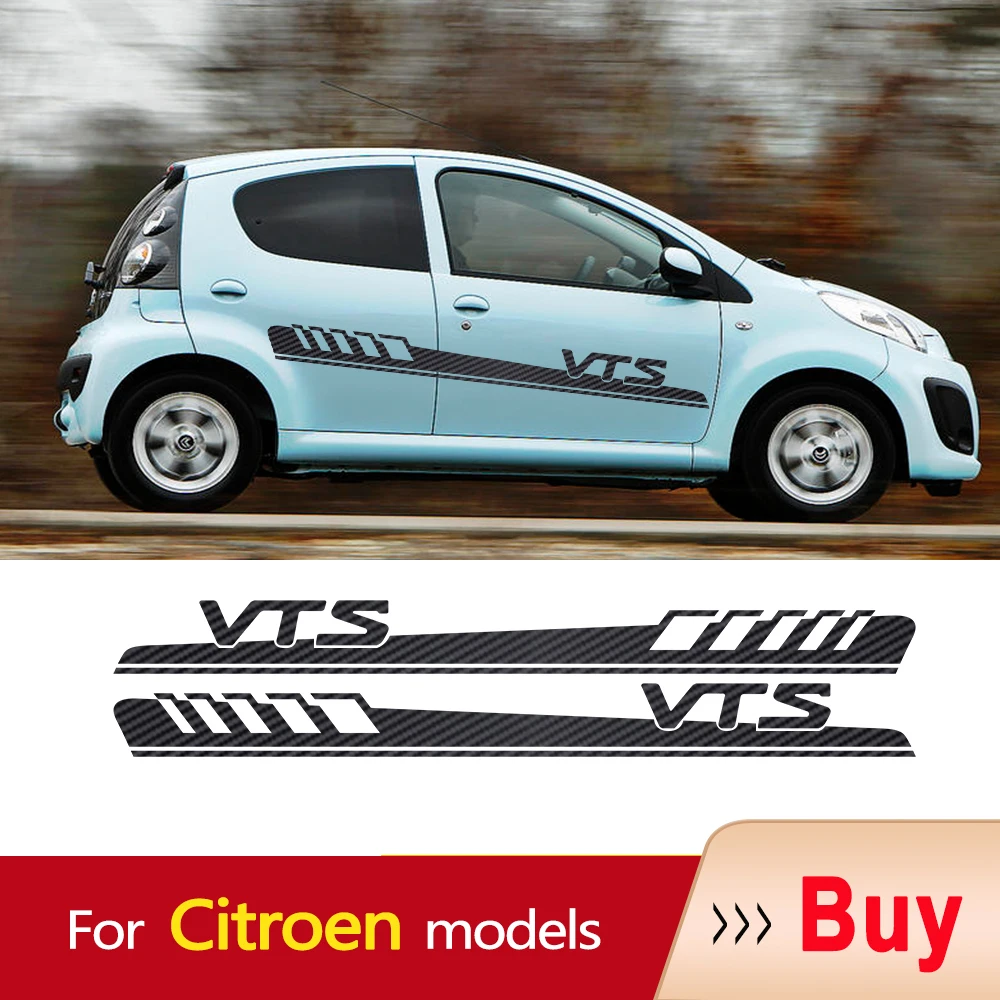 Car-Side-Stickers-Body-Stripes-Vinyl-Decal-For-Citroen-Saxo-SpaceTourer ...