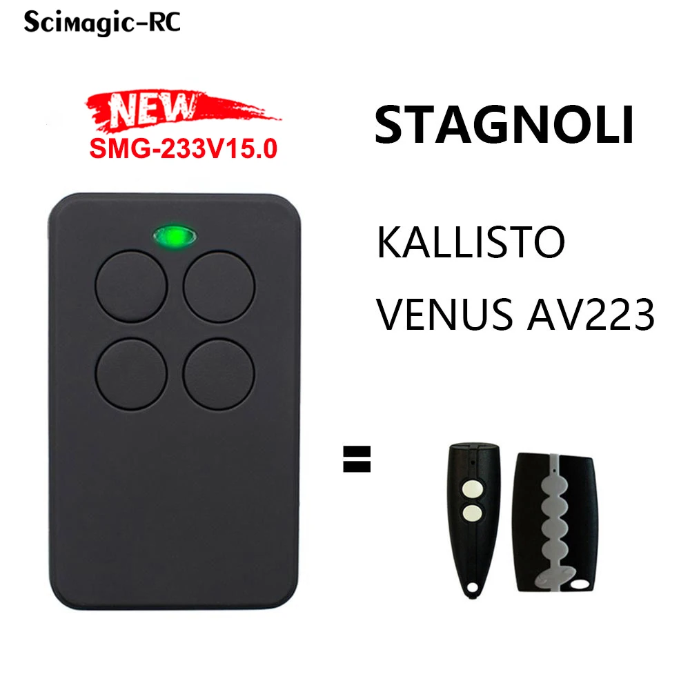 STAGNOLI KALLISTO,VENUS AV223 Remote Control Garage Gate Key Fob ...