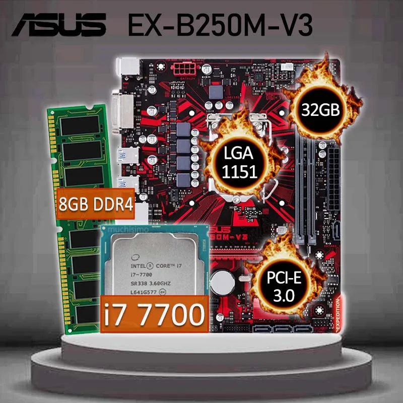 Motherboard-Lga-1151-Kit-Asus-EX-B250M-V3-Gaming-With-Intel-Core-i7-7700-CPU-8GB.jpg