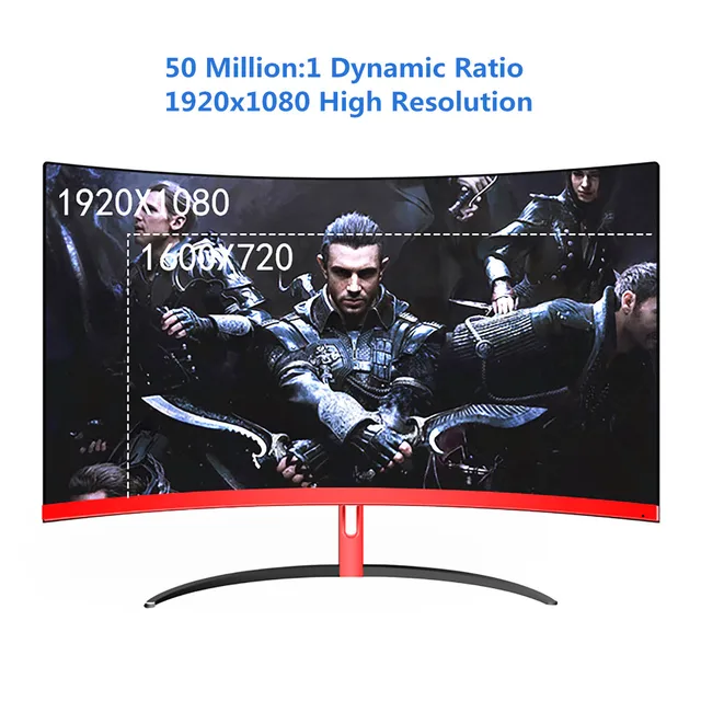 32 inch Curved Wide Screen LCD Gaming Monitor - DigiTSoftex