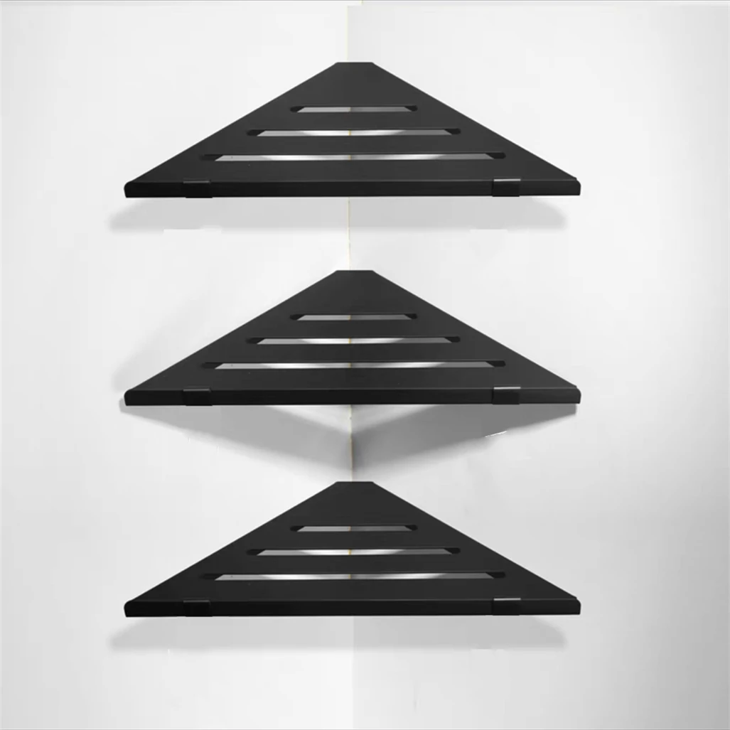 Bathroom-Organizer-Shelf-Space-Aluminum-Black-1-3-Layer-Triangle-Rack ...
