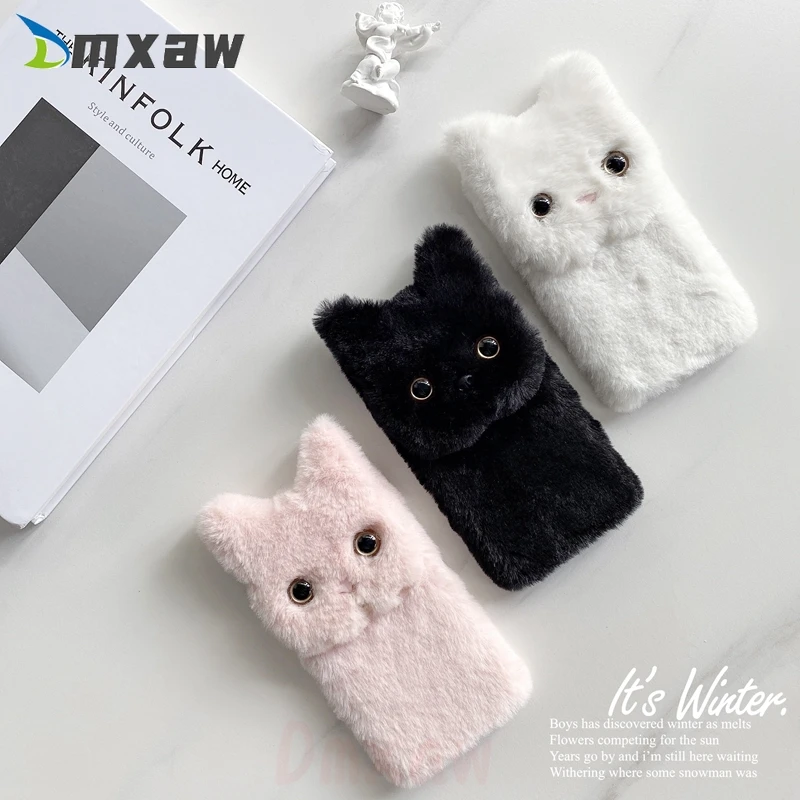 Cute Cat Ears Phone Case For Samsung Galaxy A82 A22 A02 A32 A02S A72 ...