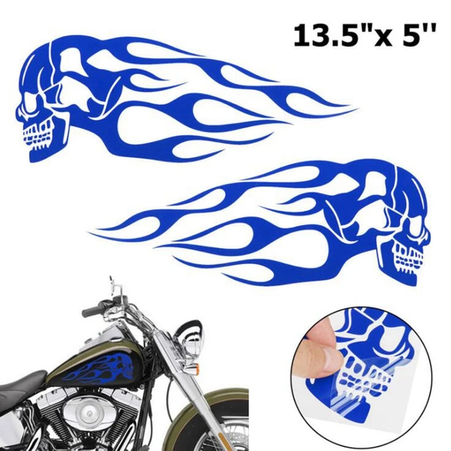 Motorcycle Tank Art Decals