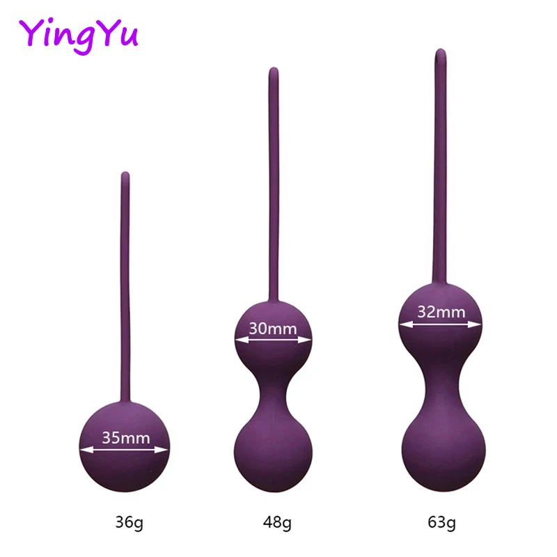 Set Safe Silicone Smart Ball Kegel Ball Ben Wa Ball Vagina Tighten