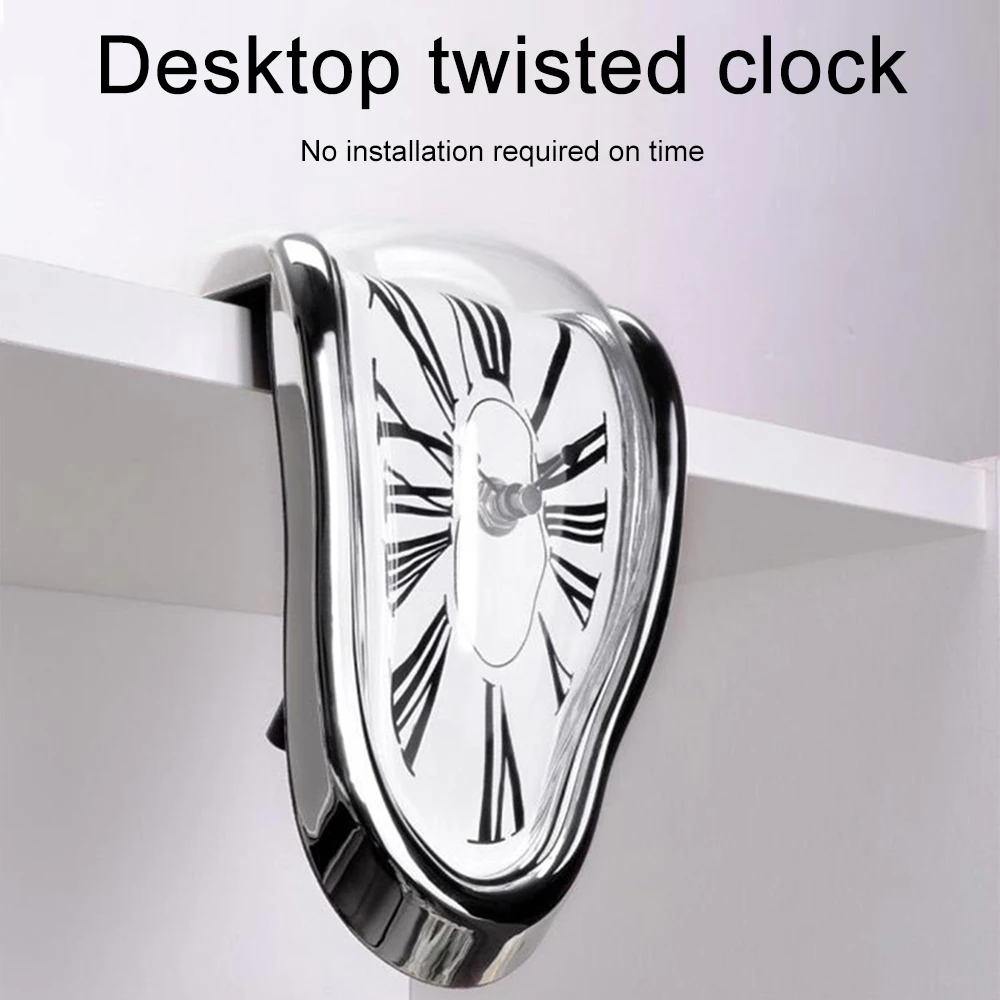 Relojes-de-pared-distorsionados-de-fusi-n-creativa-n-meros-romanos ...