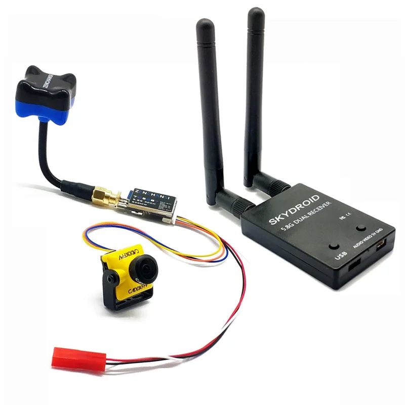 5.8G FPV Receiver UVC Video Downlink OTG VR Android Phone with 5.8G ...