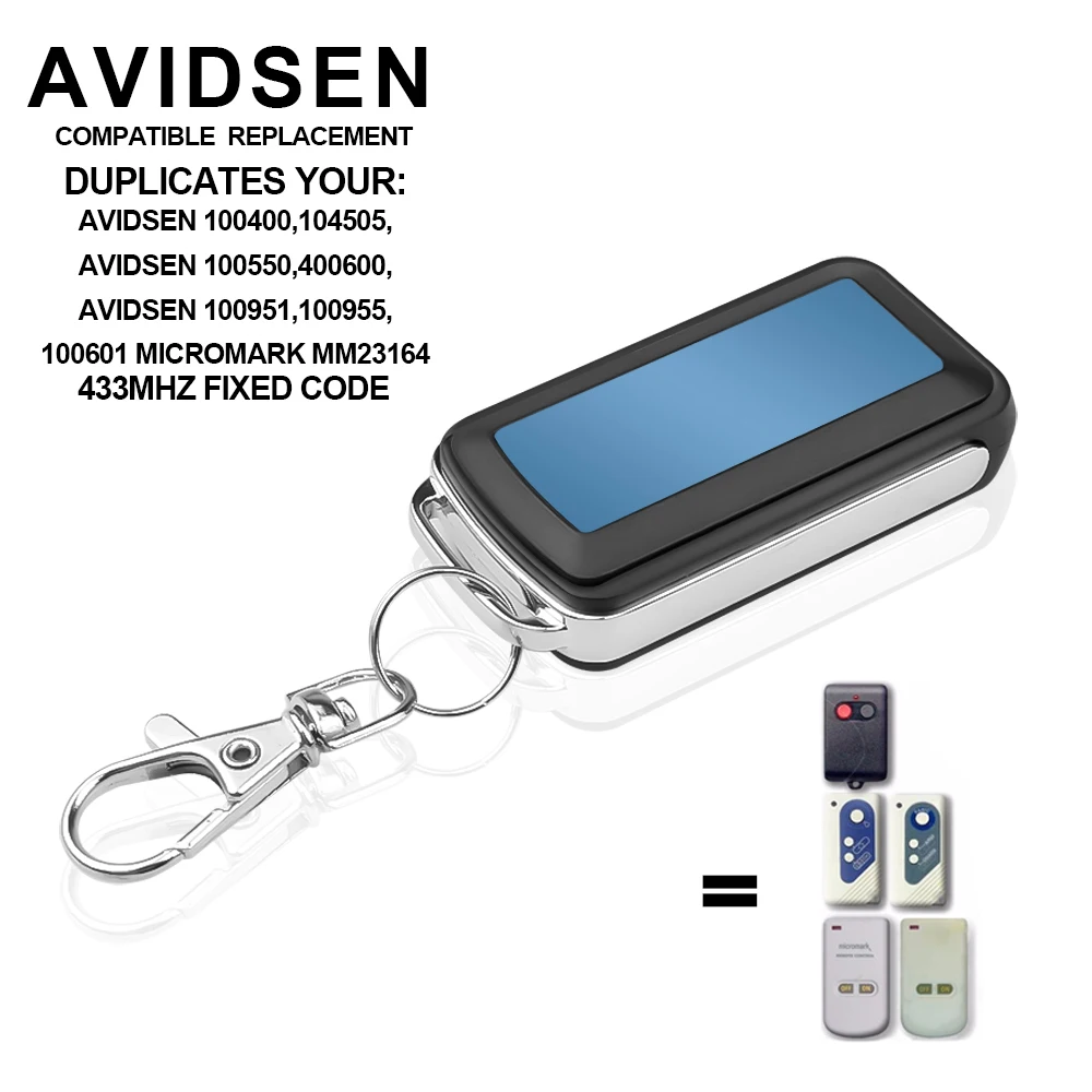 Avidsen 104505 100400 Garage Gate Door Remote Control Handheld ...