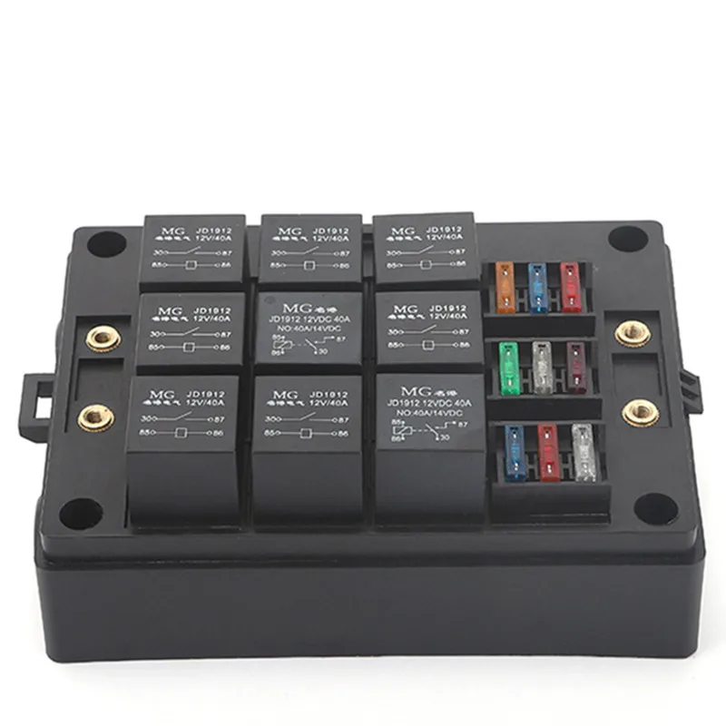 12v24v40A-Engineering-Vehicle-Commercial-Vehicle-Refit-Fuse-Box-Multi ...