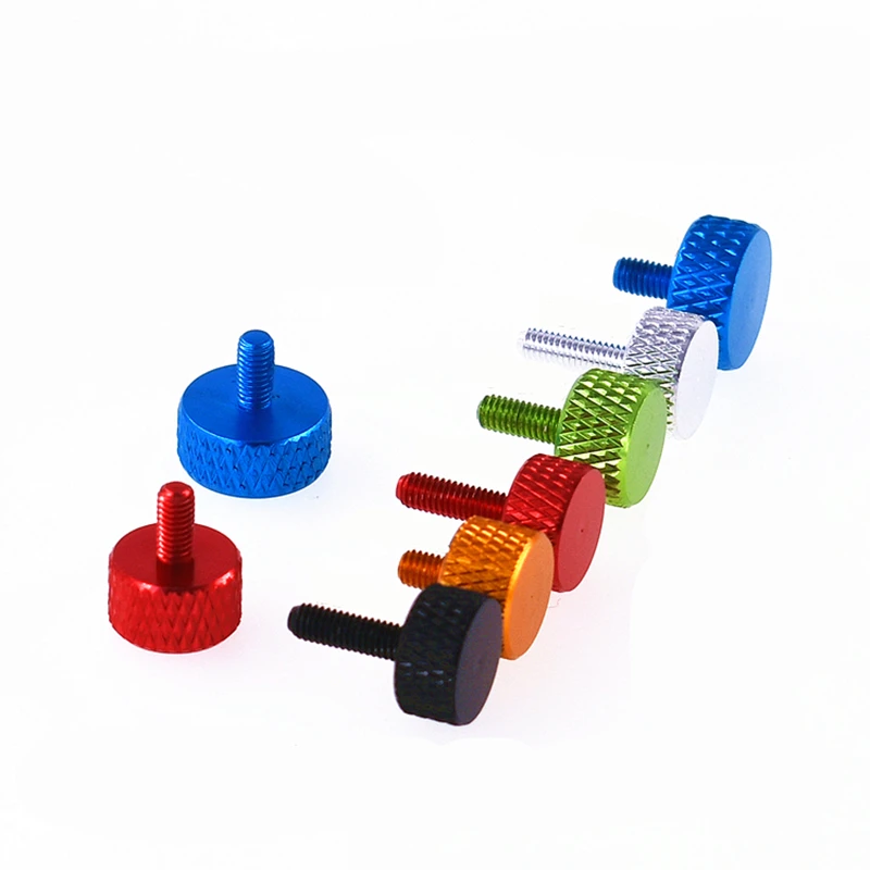 10pcs M3 M4 Frame Hand Tighten Screw Aluminum Knurled Hand Thumb Screw ...