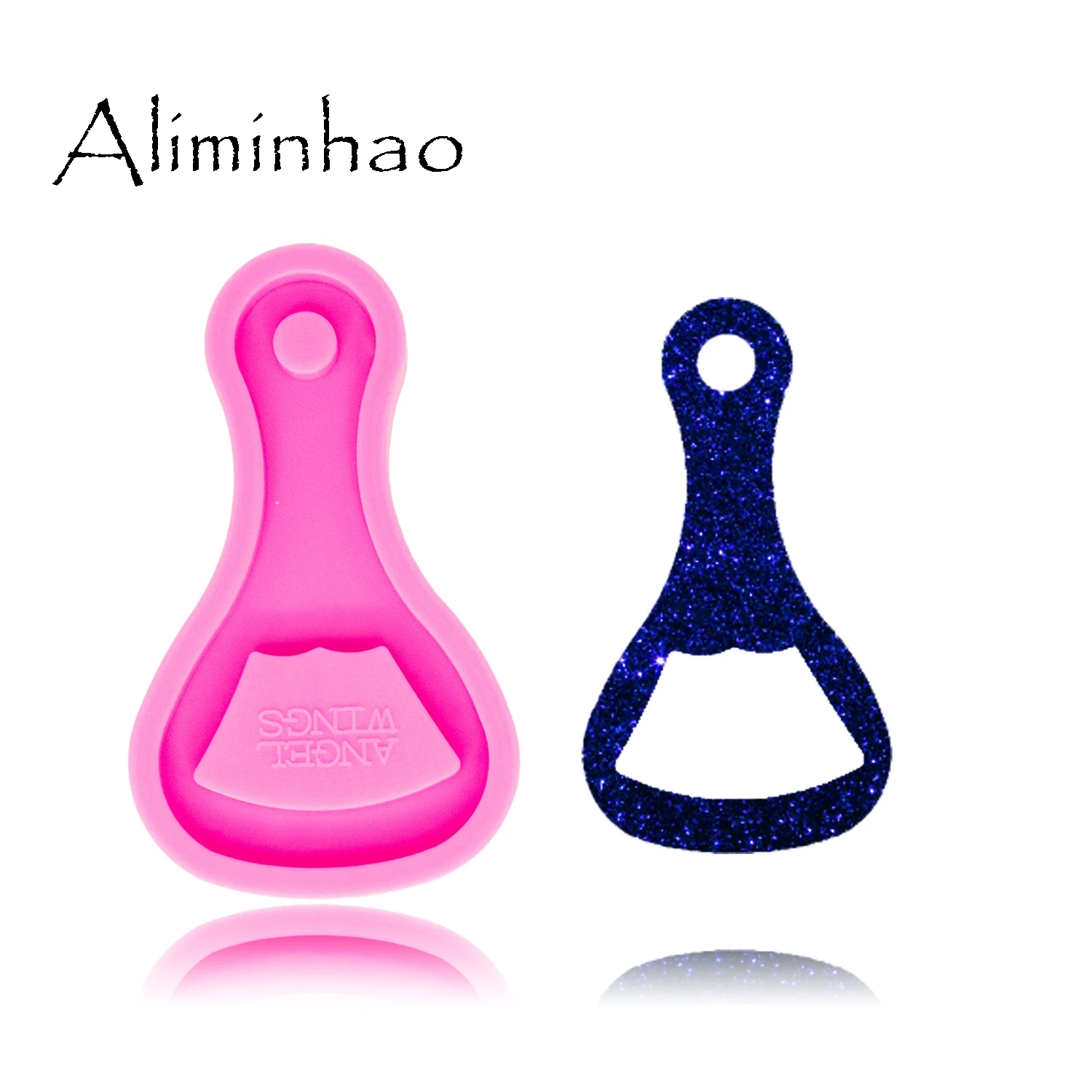 DY0348 Shiny Bottle Opener mold Silicone Molds DIY resin epoxy ...