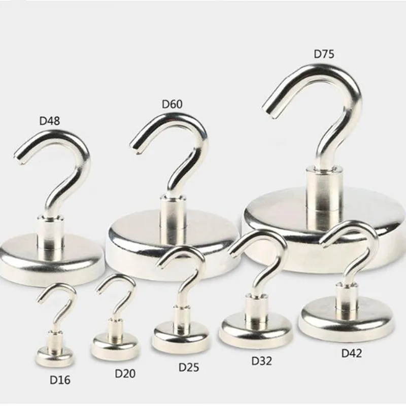 Magnetic-Hooks-Powerful-Heavy-Duty-Neodymium-Magnet-Hanger-Strong ...