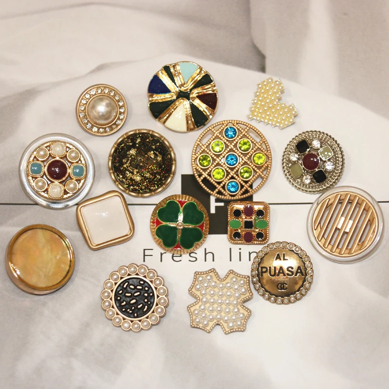 5pcs-Vintage-Metal-Coat-Sewing-Buttons-For-Clothing-Sweater-Cardigan ...