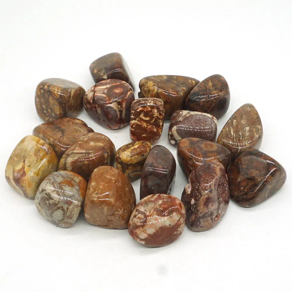 Gema Natural de 200g, jaspe de hoja de plata roja, piedra caída ...