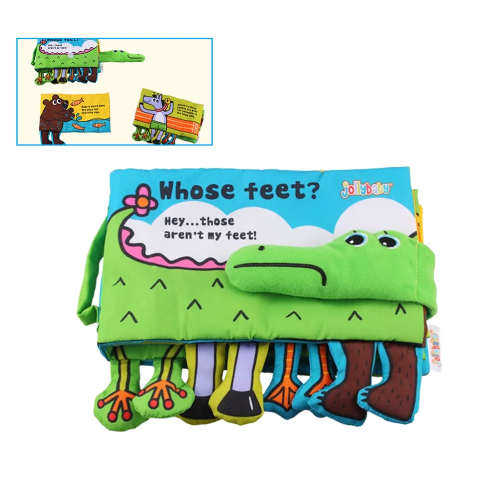 1pc Baby's First Non Toxic Cloth Book Set Soft Fabric Book Early ...
