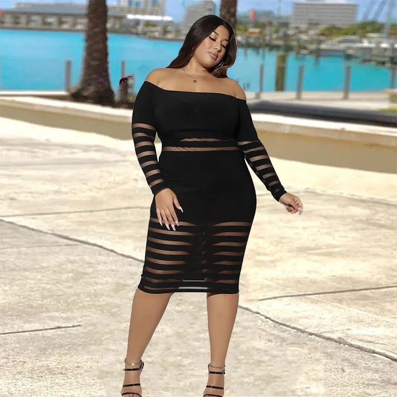 Bandage Dress Plus Size