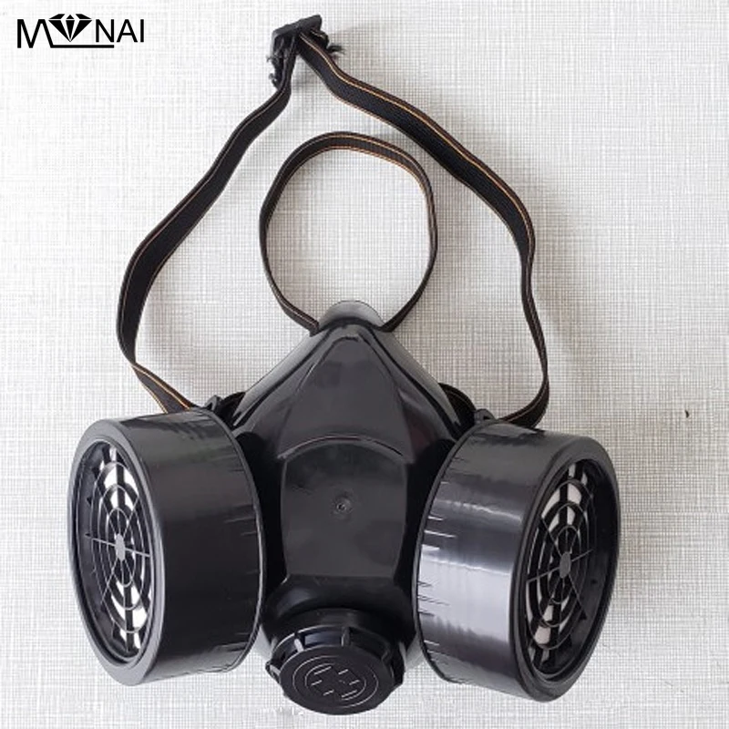 Rave Gas Mask Black