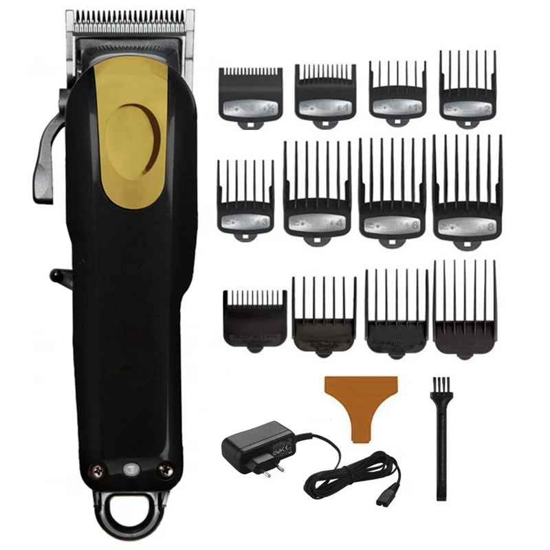 El-trica-Cordless-Barbeiro-Cabelo-Clipper-para-Homens-M-quina-De-Corte ...