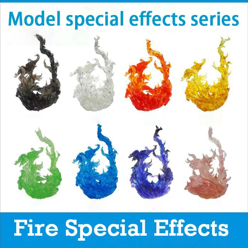 Soul-Effect-Impact-Fire-Special-Effects-Blue-Flame-Model-Plastic-Action ...
