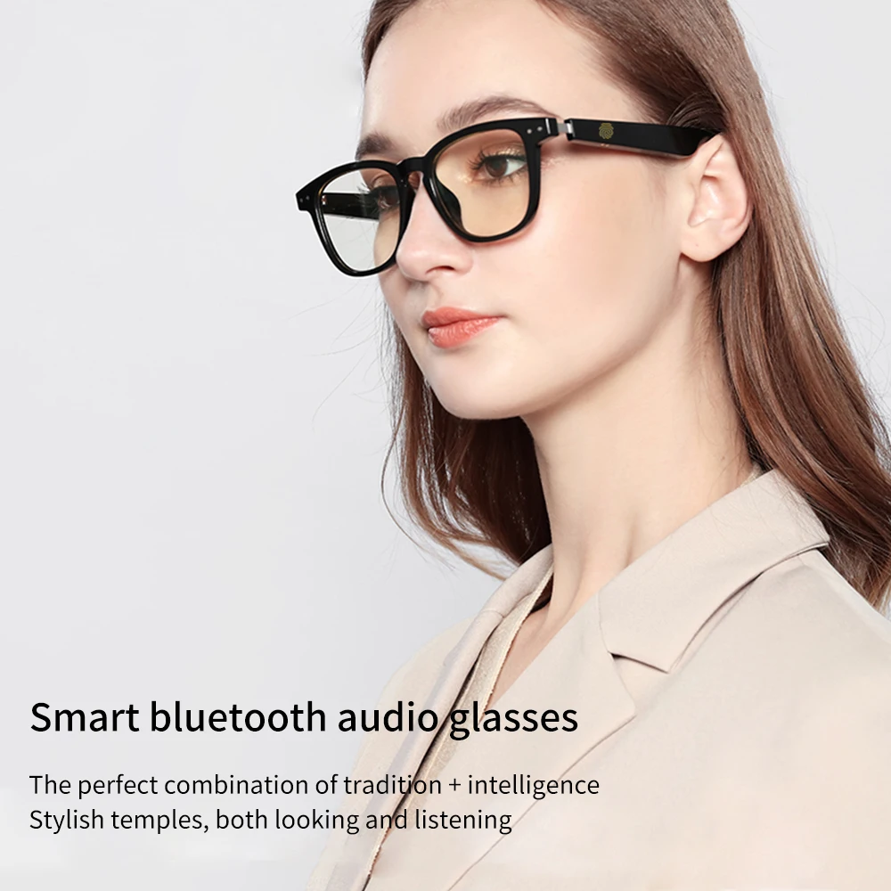 BT5.0 스마트 안경 핸즈프리 전화 음악 오디오 스포츠 헤드셋 안경 안드로이드에 대한 지능형 안경 IOS Anti blue ...