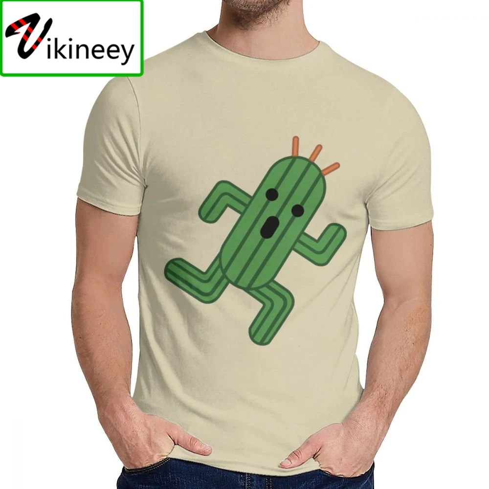 For-Man-Tee-Shirt-Final-Fantasy-Cactuar-Cute-Natural-Cotton-Funny ...