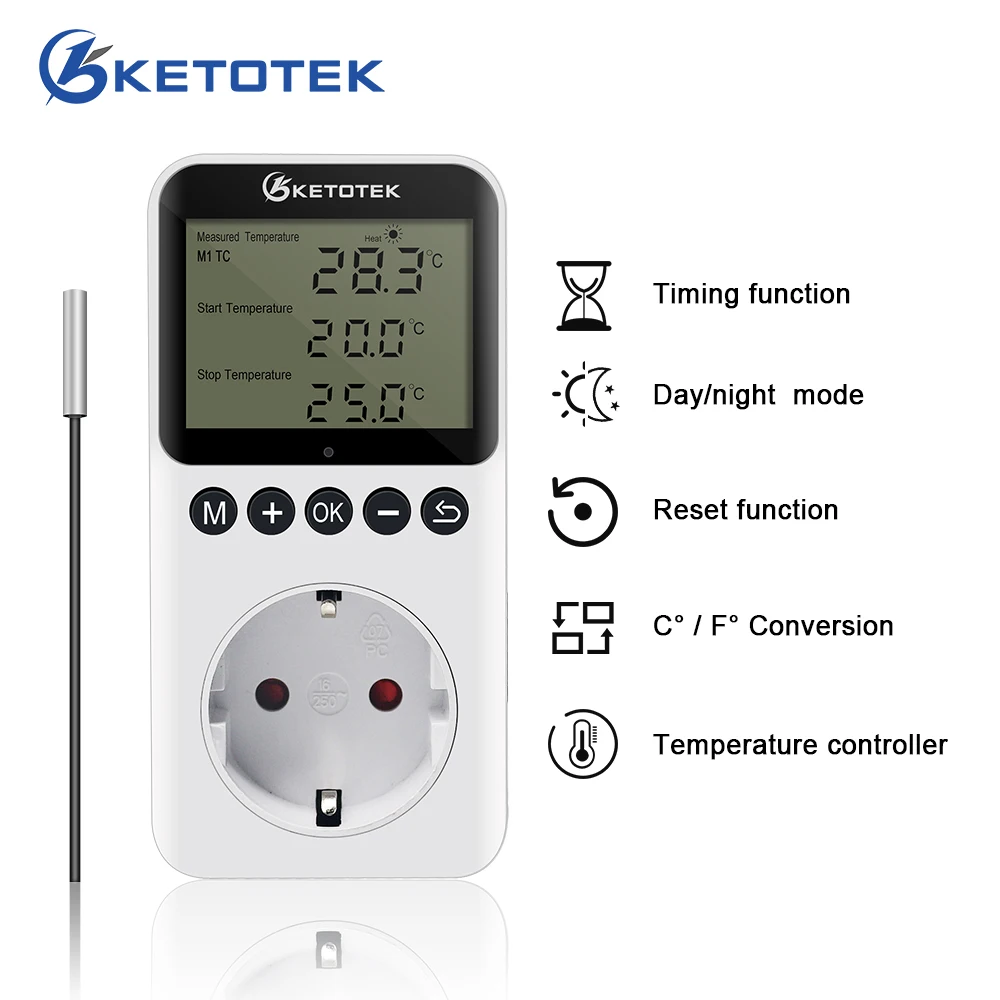 Digital Temperature Controller Socket | Temperature Controller ...