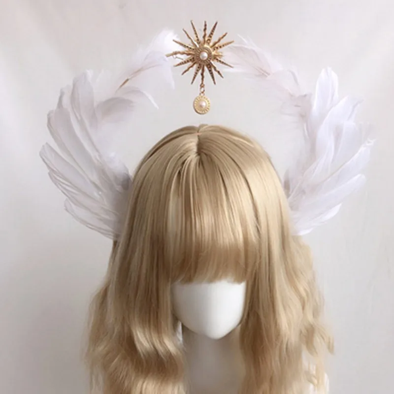 Angel Wing Lolita Headband | Accessories Angel Headband | Angel Costume ...