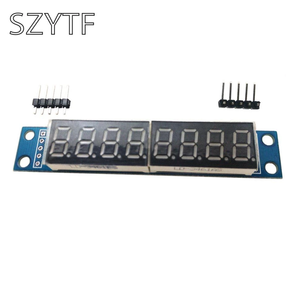 8 bit digital display module MAX7219 LED display Supports cascaded 8 ...