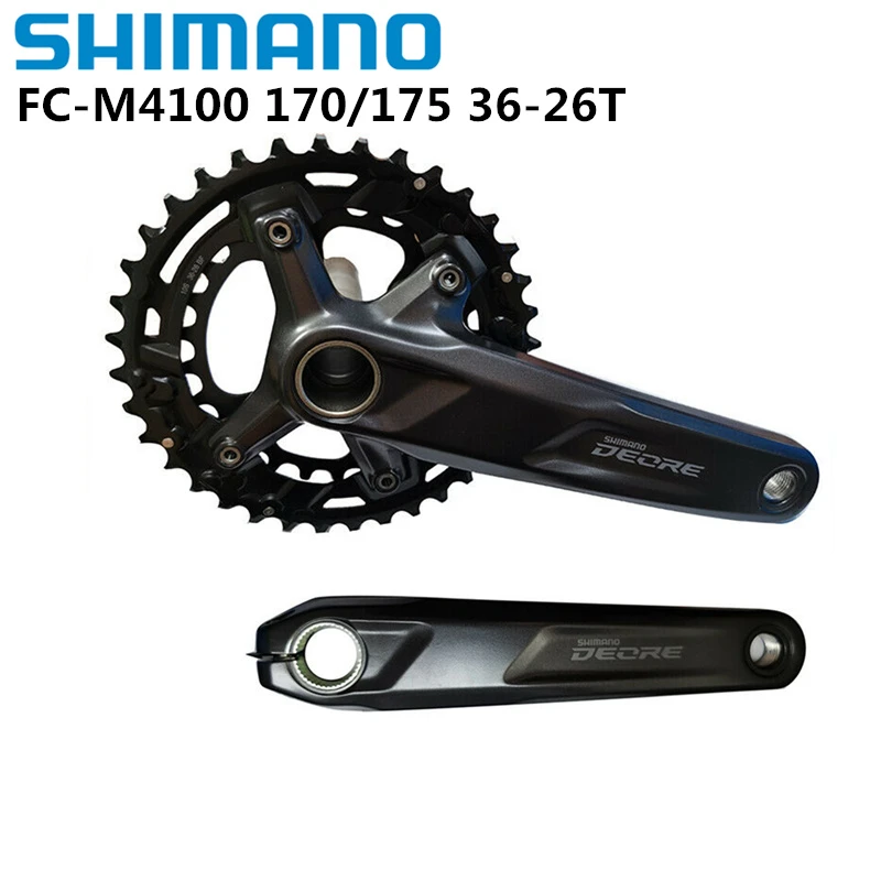 Shimano deore fc m4100 cárter 170mm 175mm 36t 26t 2x10 velocidade mtb ...