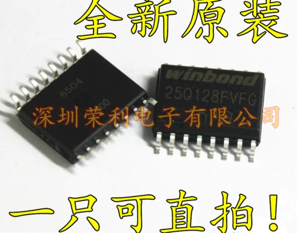 10 unids/lote nueva W25Q128BVFG W25Q128BVFIG 16MFLASH| | - AliExpress