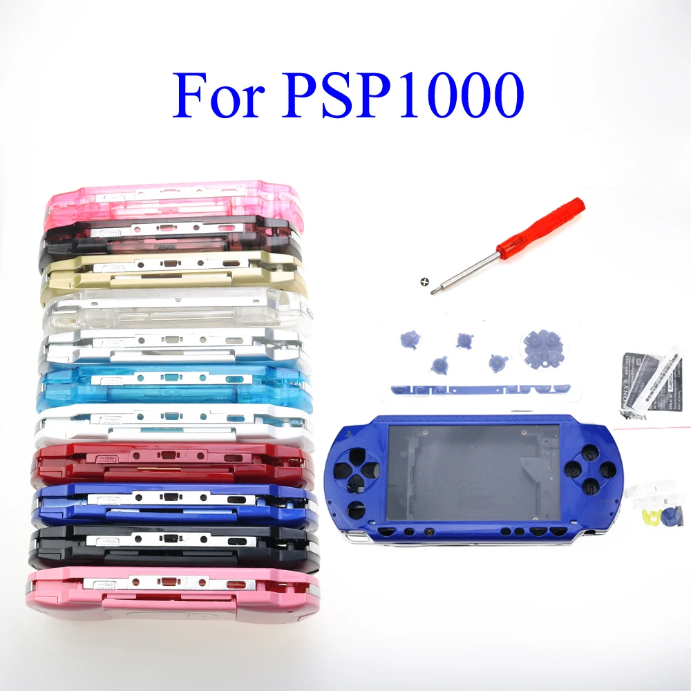 Replacement Full Case Psp 1000 | Psp 1000 Full Housing Shell - 11 Color ...