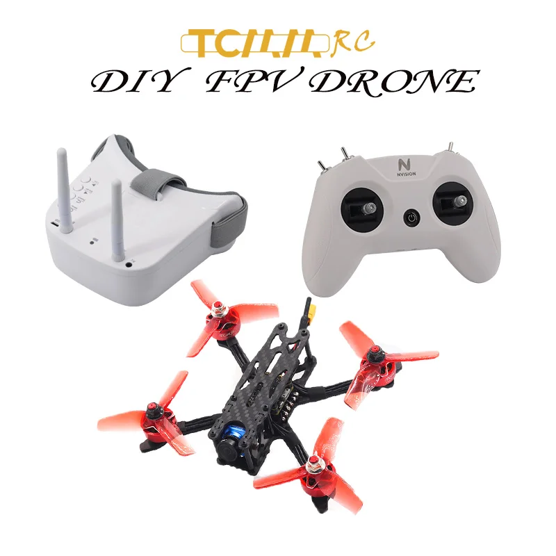 TCMMRC kit de Dron de carreras con visión en primera persona, kit de ...
