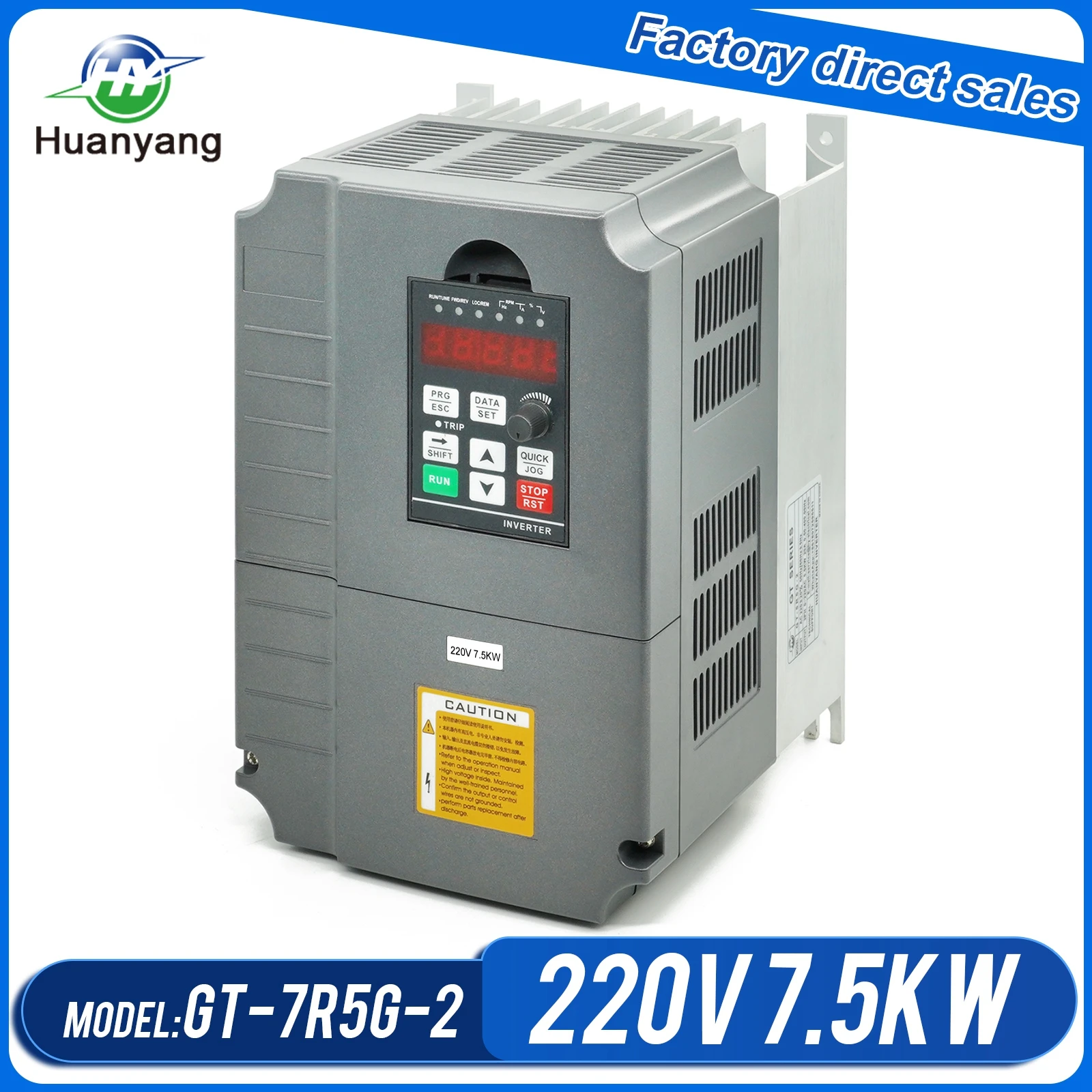7.5kw 220v Ac Drive Vector Control Inverter Frequency Inverter Vfd ...