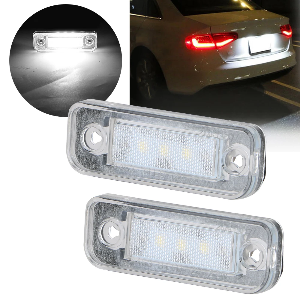 12V Car Licence Plate Lights For Mercedes Benz W203 W211 C219 R171 CLS ...