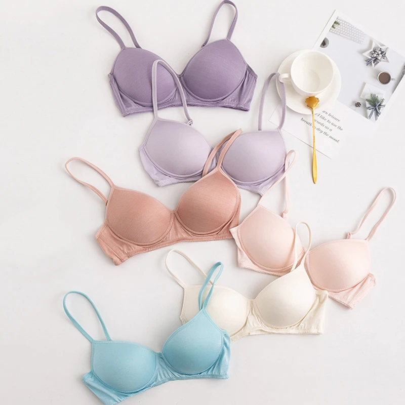 Wireless-bra-100-Pure-Silk-seamless-padded-bras-for-women-push-up ...