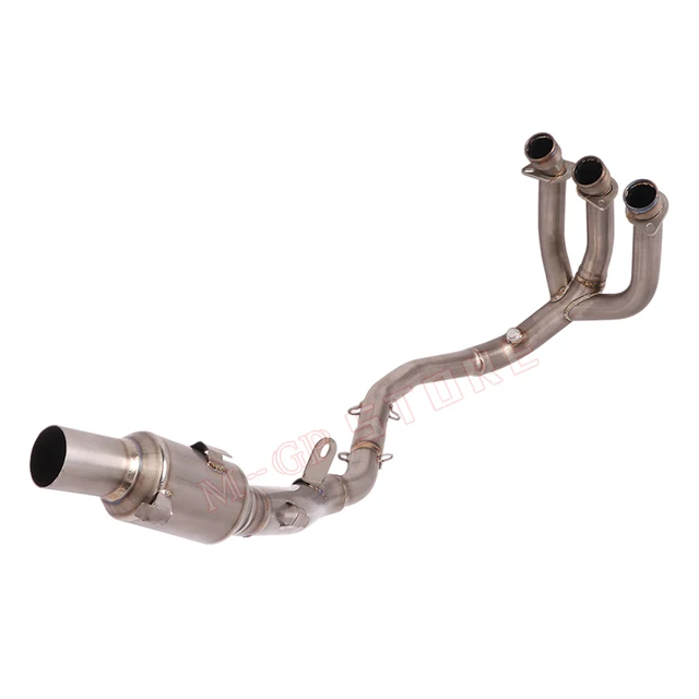 Titanium Alloy Motorcycle Exhaust Escape Moto Catalyst Connecting Front ...