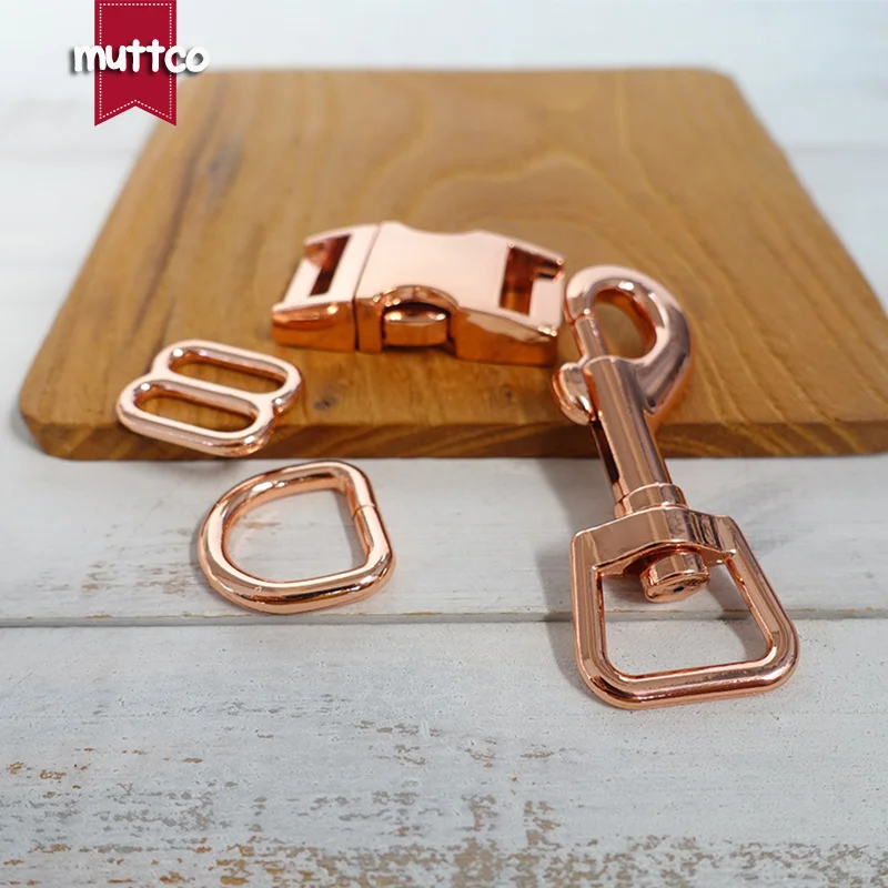 metal-buckle-adjust-buckle-D-ring-metal-dog-clasp-set-15mm-handmade-dog ...